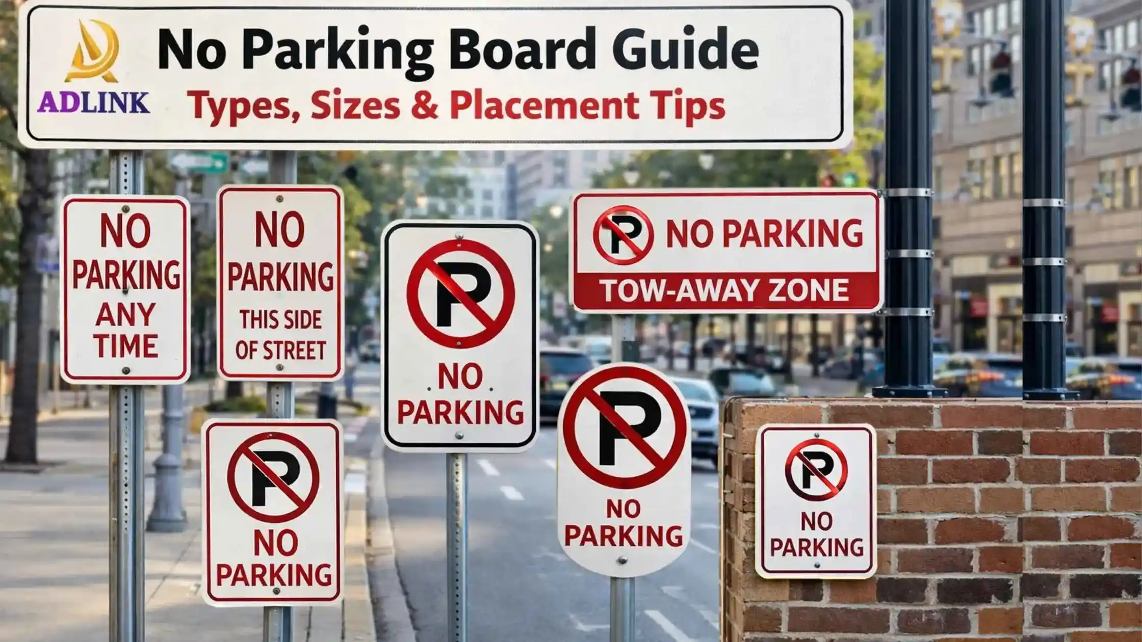 No Parking Board Guide: Sizes, Types & Placement